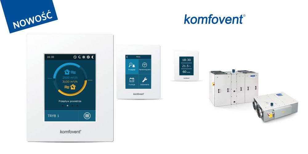 Komfovent wprowadza nowy panel sterowania C3.1 w centralach KOMPAKT ...
