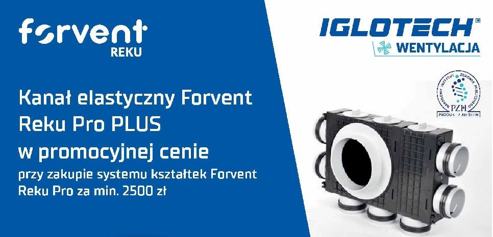 Kanał elastyczny Forvent Reku Pro PLUS w promocyjnej cenie » Wentylacja ...