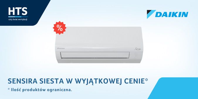 Daikin Sensira Siesta już od 1790 zł netto! » Wentylacja.com.pl
