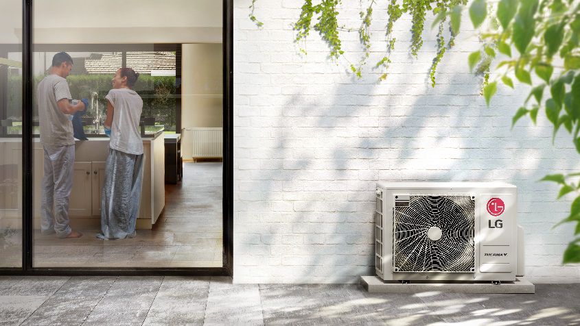 Nowe kompaktowe pompy ciepła LG Therma V R32 Split » Wentylacja.com.pl